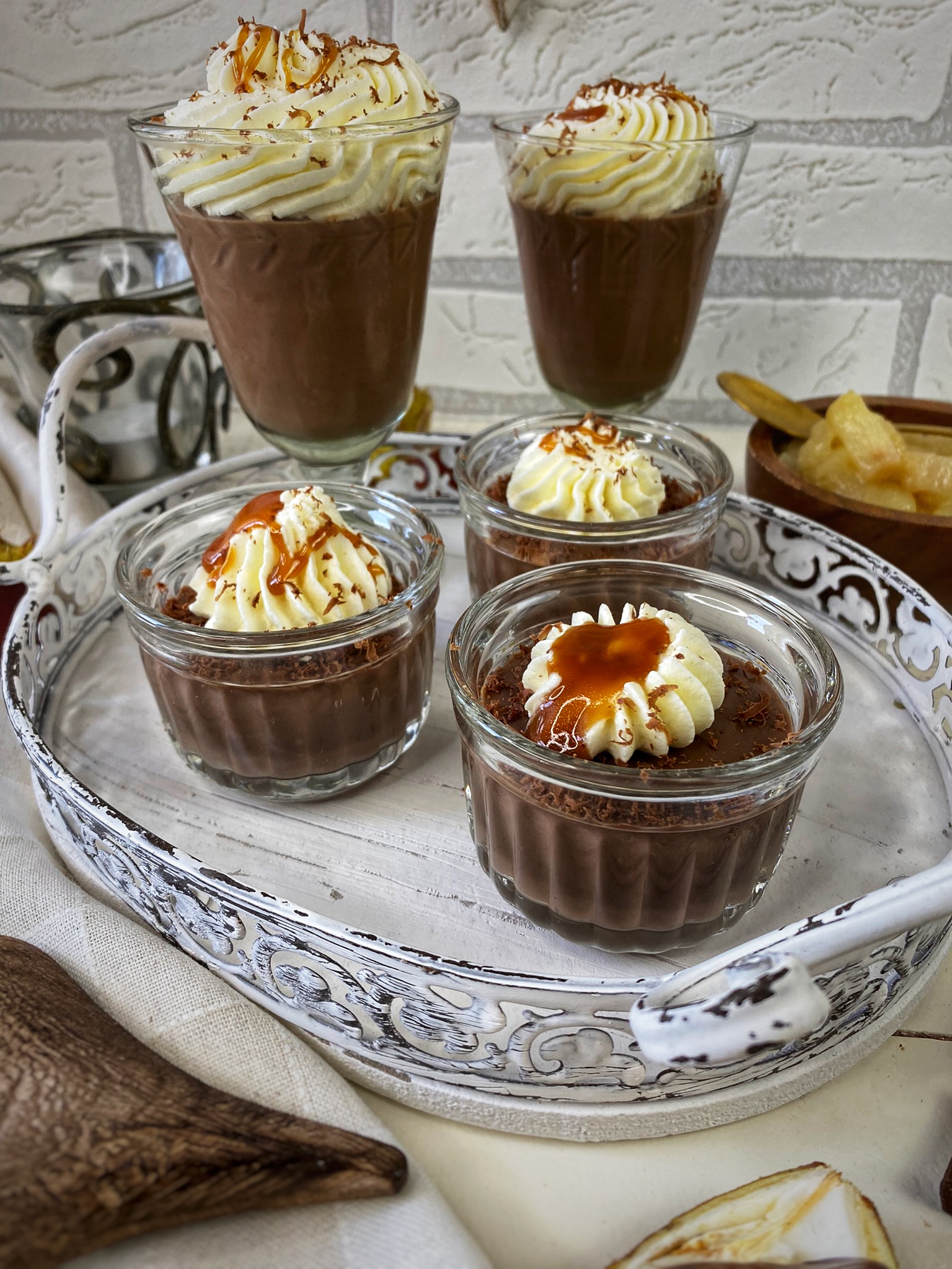 Schokopudding mit Karamellsauce - Genusswerke